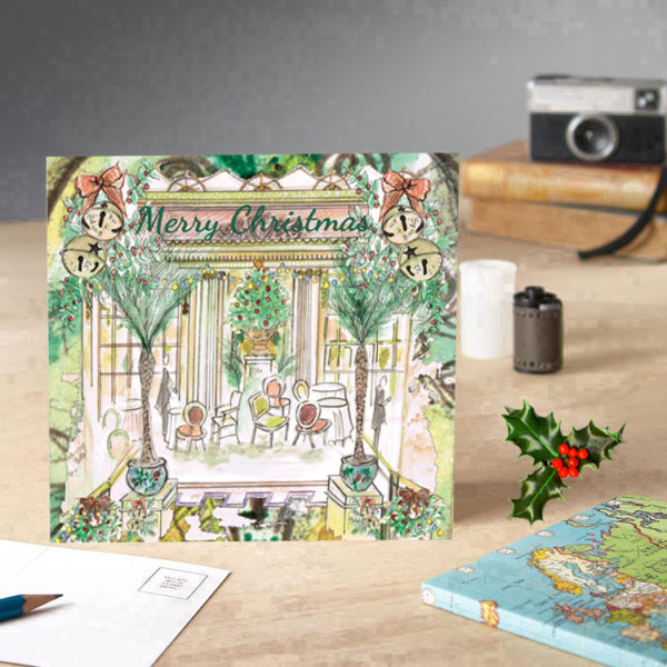 Afternoon Tea At the Ritz Christmas Card - Claire Louise