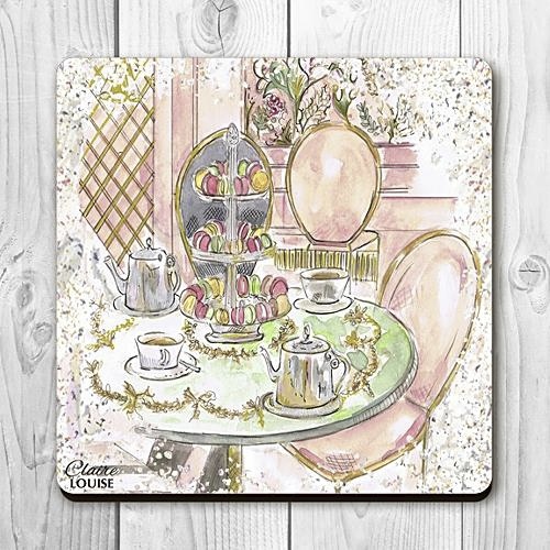 Laduree Cafe Coaster - Claire Louise